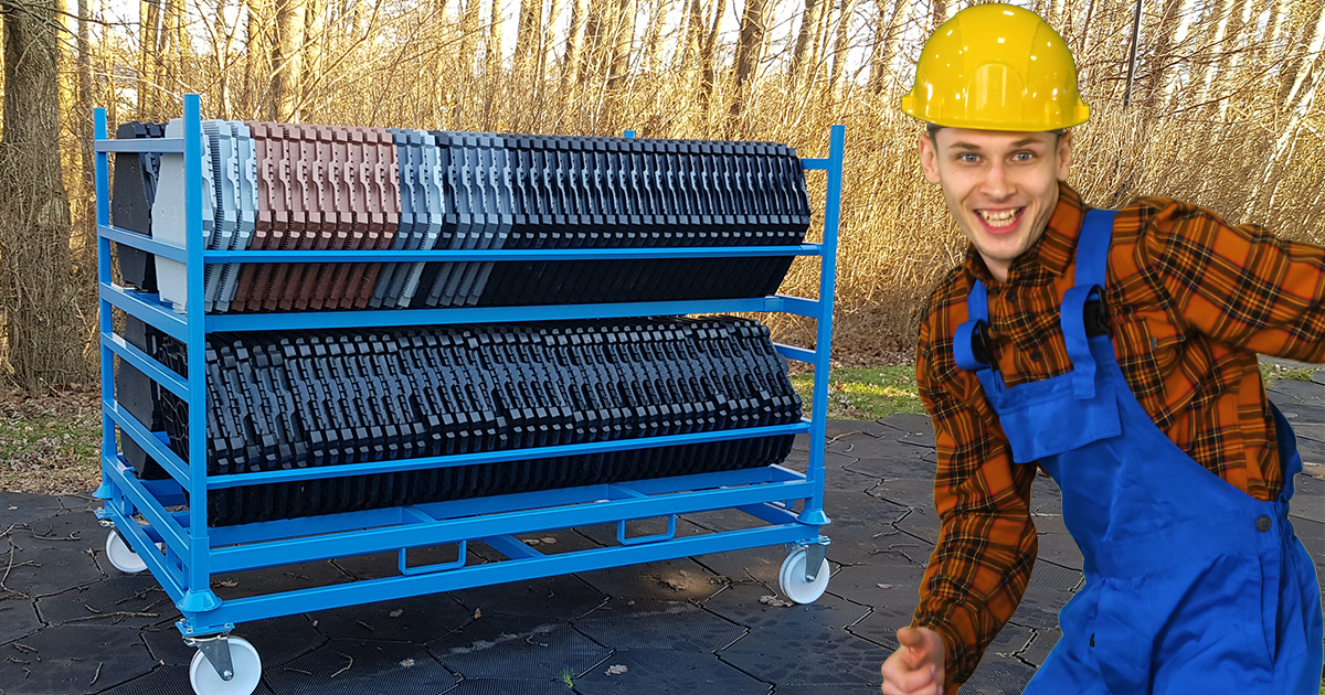 Rack Flexible Floor pallet. Ideal solution for rental companies. READ ...