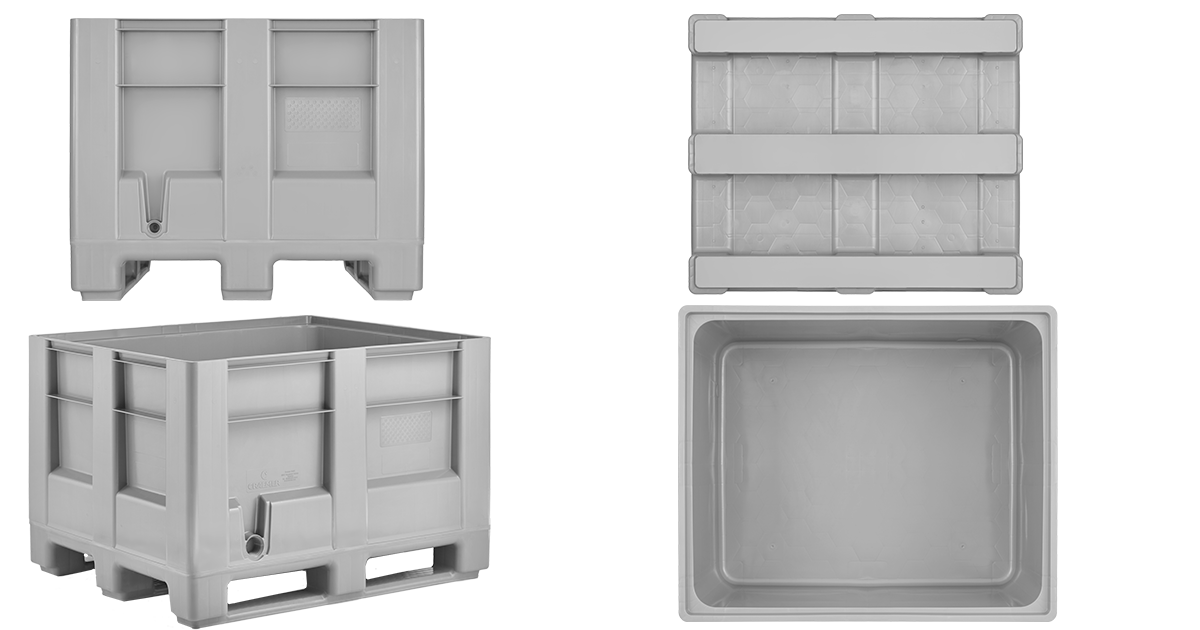 Pallbox IP-HB-3. De smarta pallboxarna för dina logistikprocesser