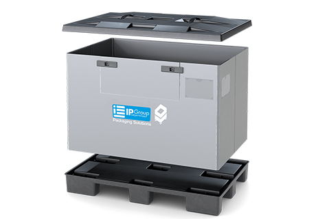 Pall container HD-128 i mål 1200x800x950 mm er en Heavy Duty ...